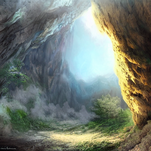 Beautiful Cave Entrance