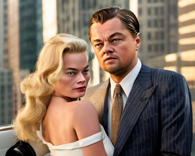 The Wolf Of Wall Street Leonardo Dicaprio And Margot Robbie