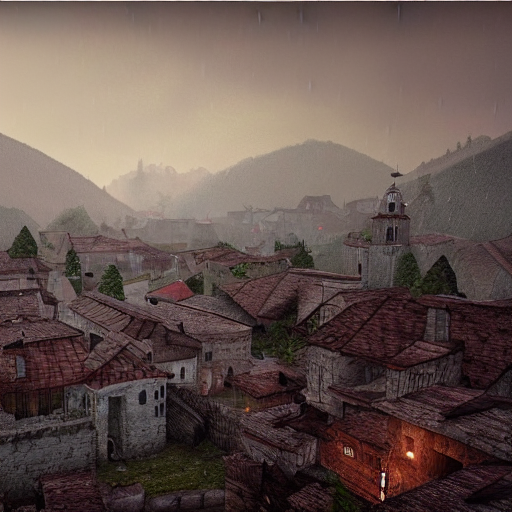 Poor Medieval City Houses