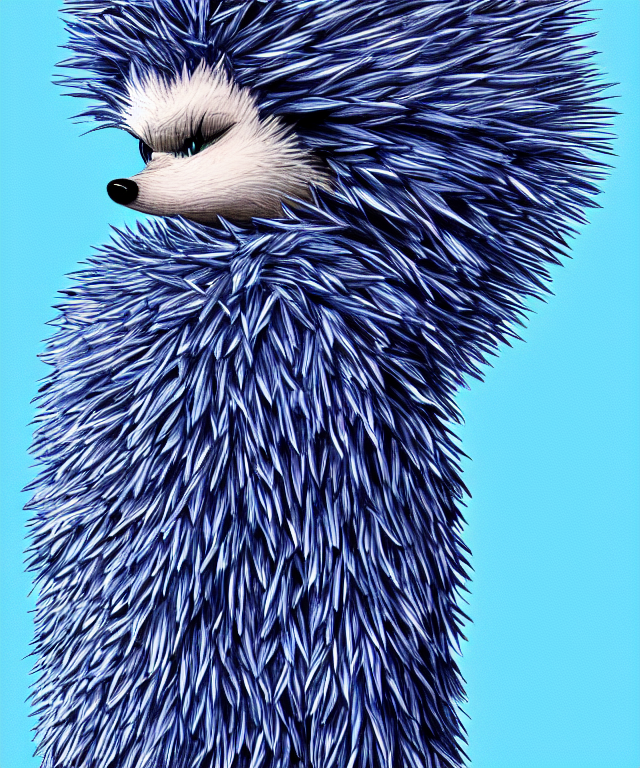 Blue Hedgehog Real Life