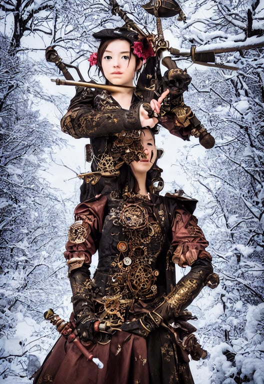Steampunk Samurai Girl