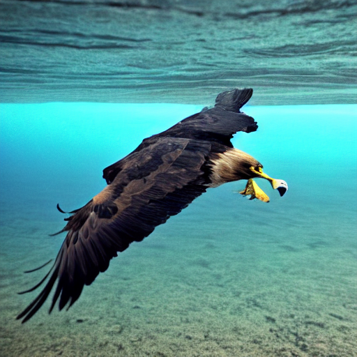 Diving Eagle