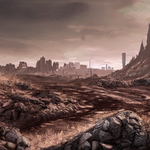 Wasteland Game Concept Art