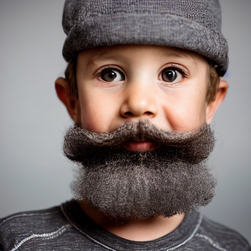 Little Kid With Beard