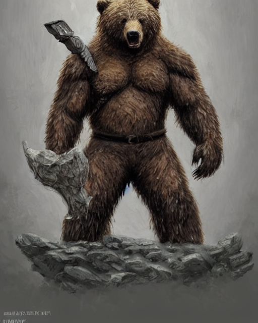 Grizzly Bear Fantasy Art