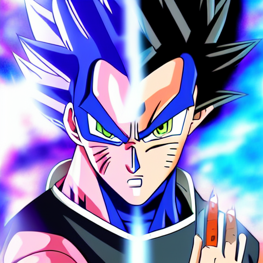 Vegeta And Sasuke Fusion