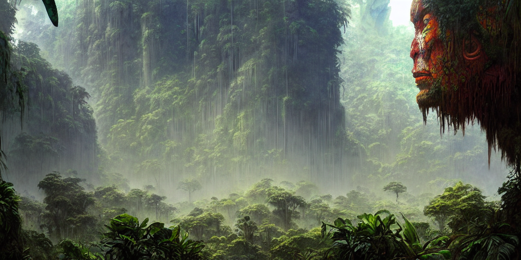 Sci Fi Concept Art Jungle