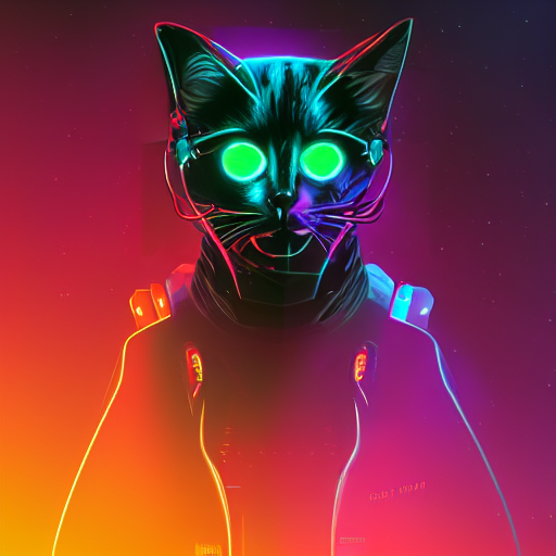 Laser Cat Wallpaper