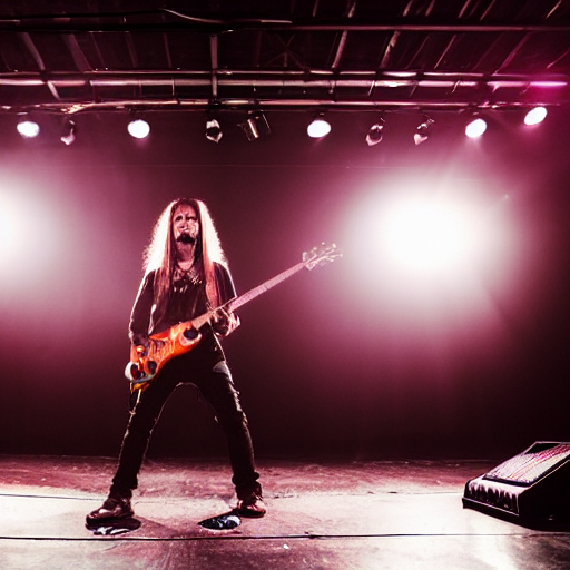 Empty Metal Concert Stage