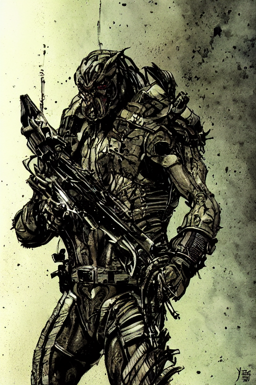 Predator Weapons Drawings