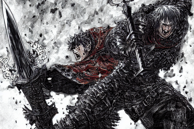 Guts Berserk Face