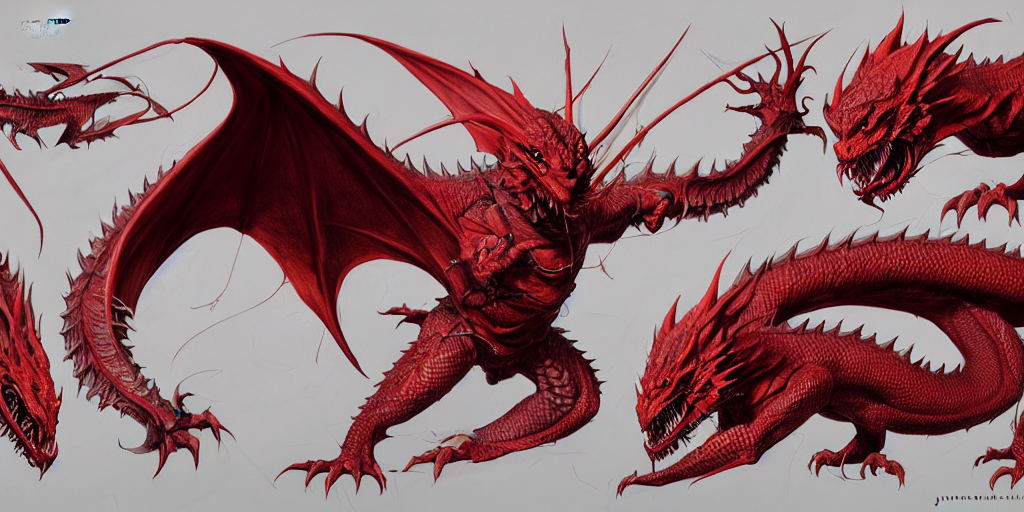 Red Dragon Concept Art