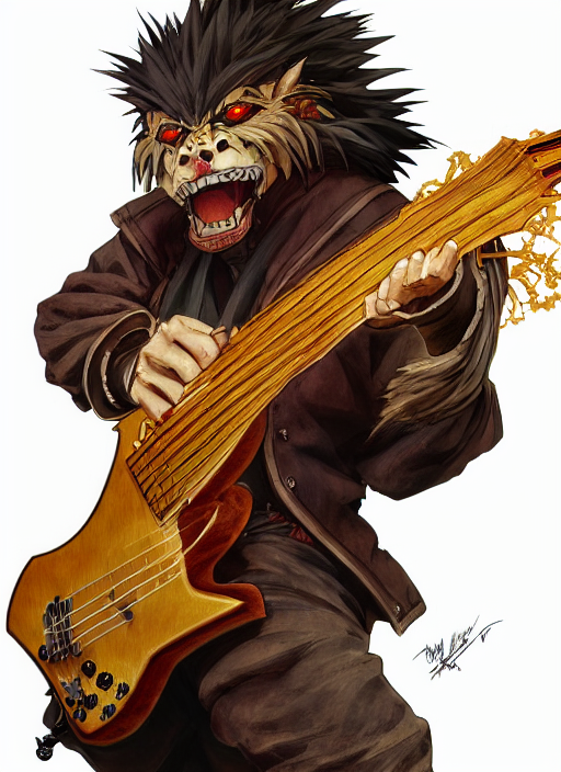 Anime Bass Player