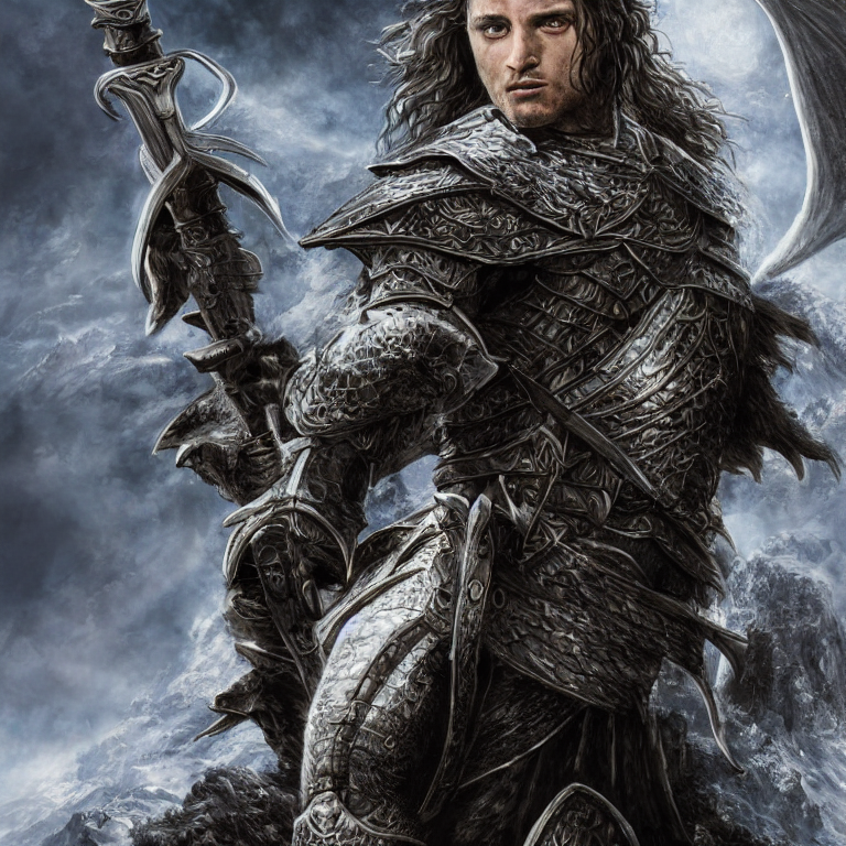 Fantasy Art Warrior Male