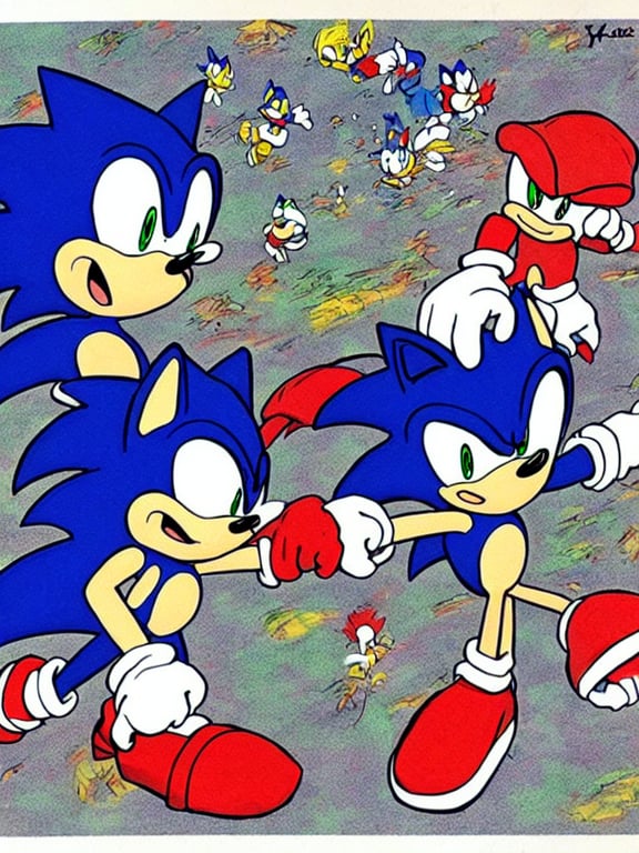 Sonic Original Concept Art