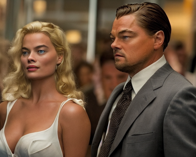 The Wolf Of Wall Street Leonardo Dicaprio And Margot Robbie