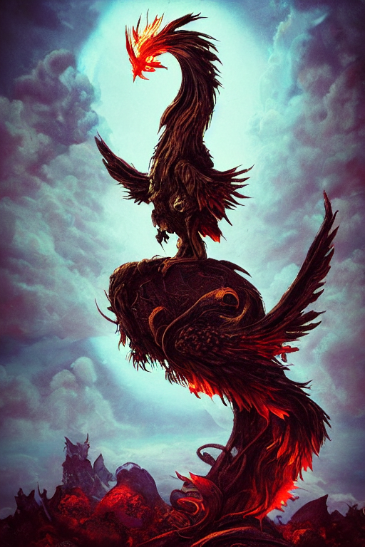 prompthunt: phoenix rising from the ashes alexander jansson : 1 ...