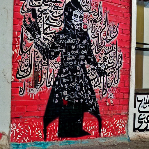 Arabic Calligraphy Graffiti