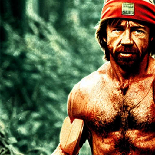 Rambo Chuck Norris