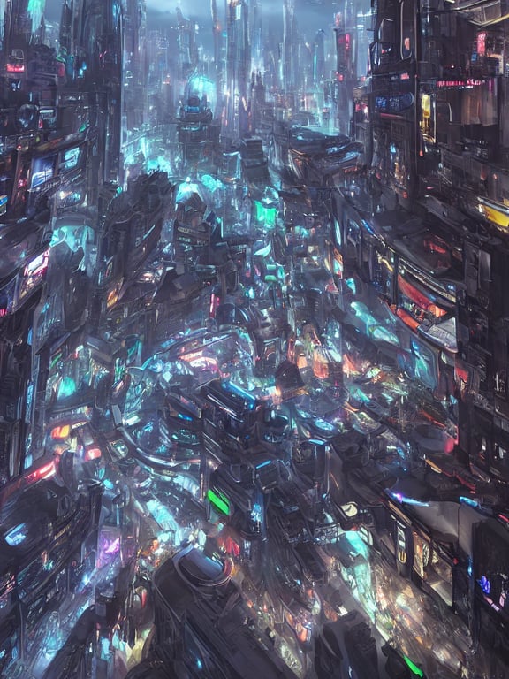 Futuristic Street Scene