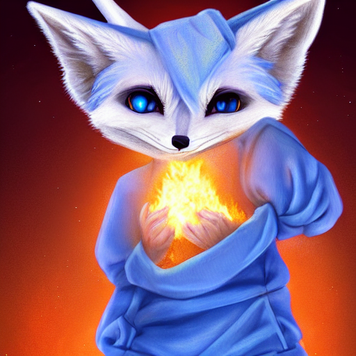 prompthunt: furaffinity furry art of an anthro fennec character holding ...