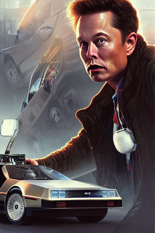 Marty Mcfly Delorean