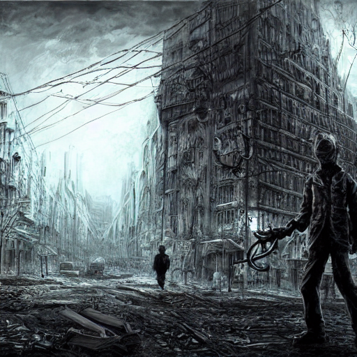 Zombie City Wallpaper