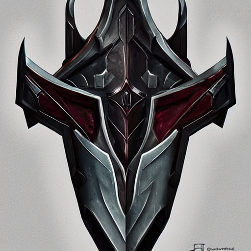 prompthunt: concept art of celestial dragon shield weapon, symmetry ...