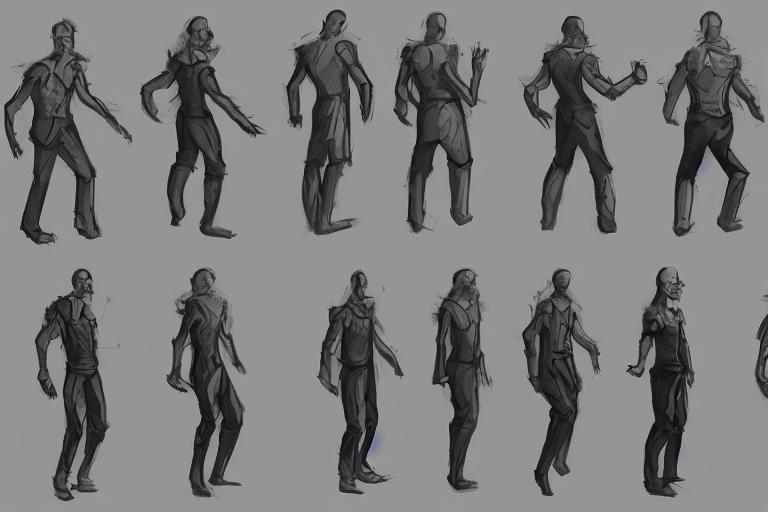 Walking Animation Frames