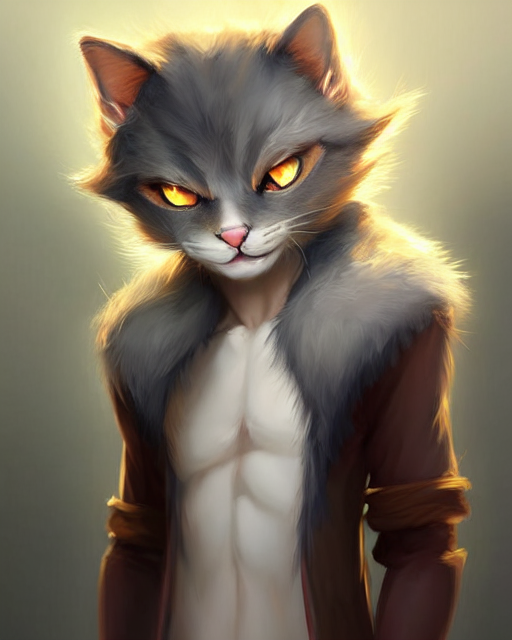 prompthunt: character concept art of a young male anthropomorphic furry ...