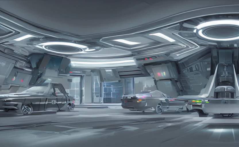 Futuristic Police Station