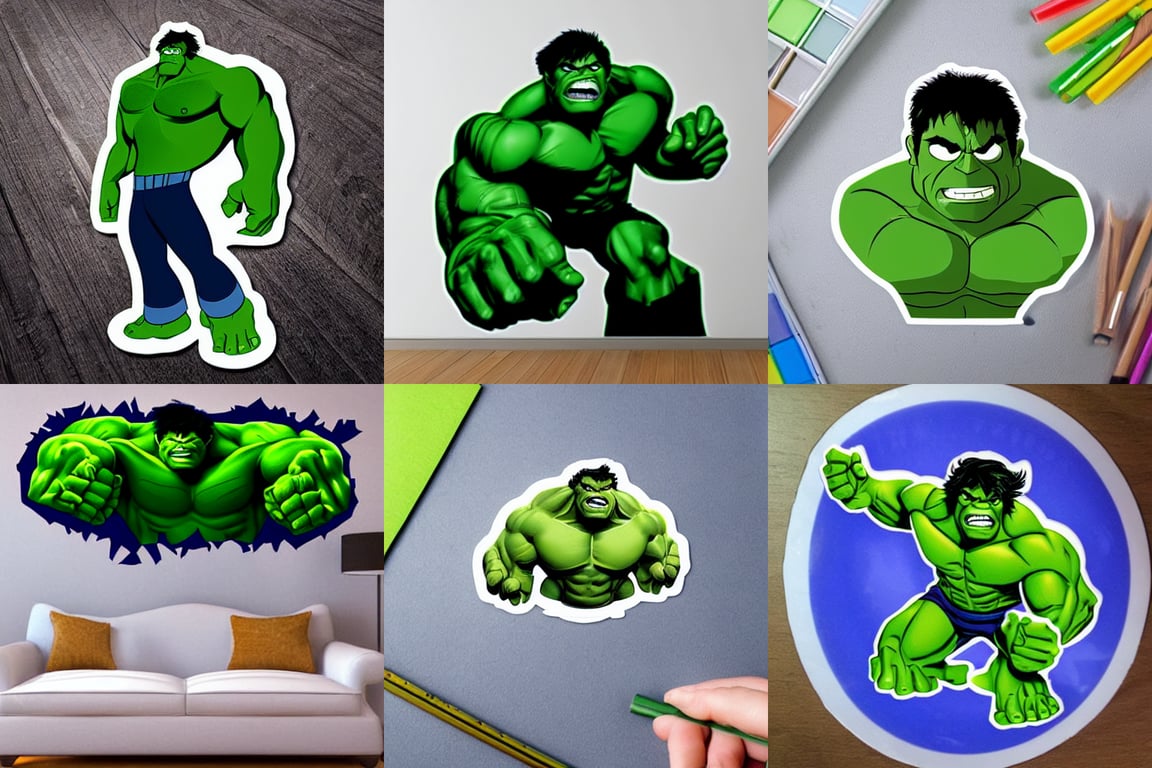 Hulk White Background