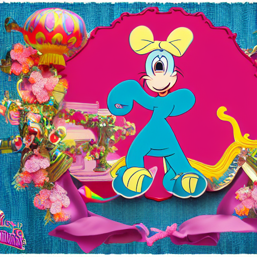 Dumbo Pink Elephants On Parade