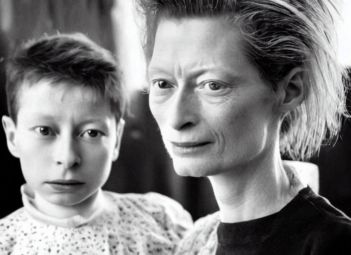 Tilda Swinton Child