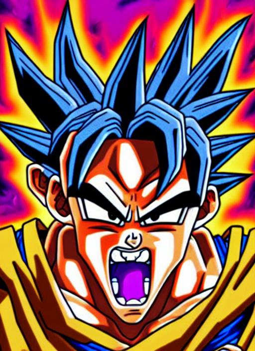 prompthunt: goku's disgusting true form bursting from within, gross ...