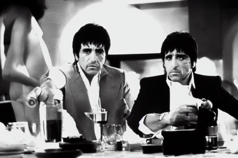 Al Pacino Scarface Coke