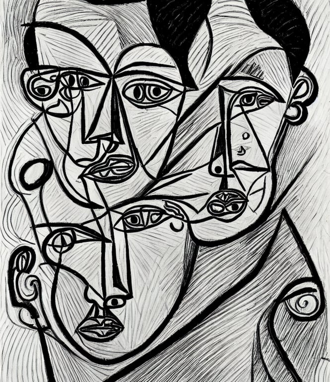 Pablo Picasso Contour Drawings