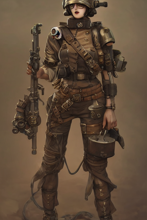 Dieselpunk Soldier