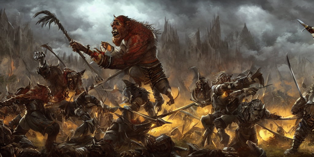 Fantasy Medieval Battle Art