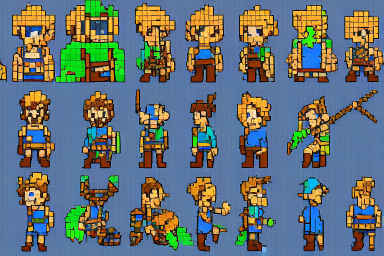 Link Sprite Grid