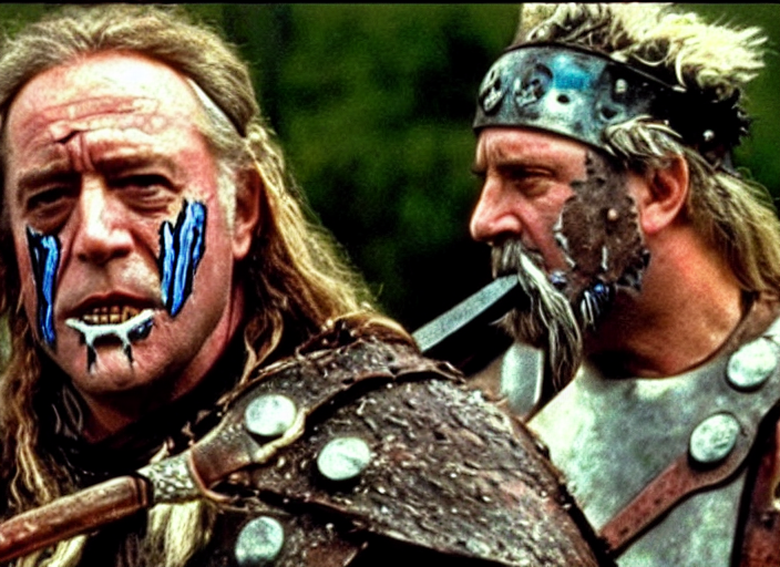 Braveheart Face Paint Styles