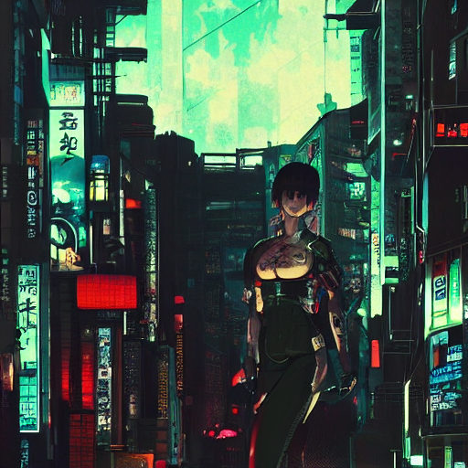 Ghost In The Shell City Wallpaper