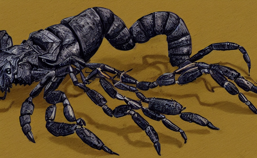 How To Draw A Scorpion Tail