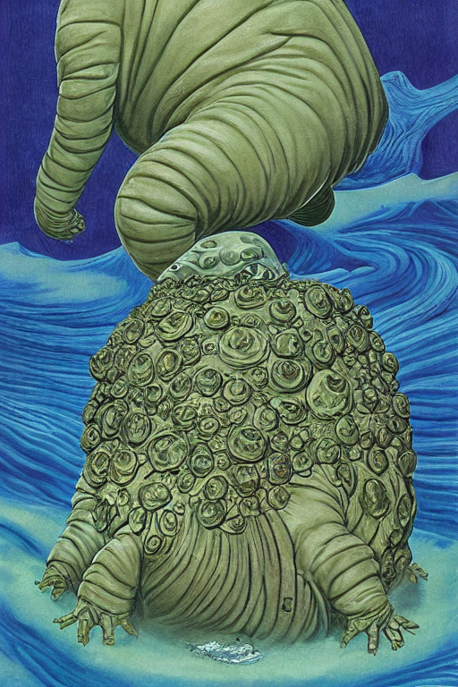 Japanese Sea Monster Art