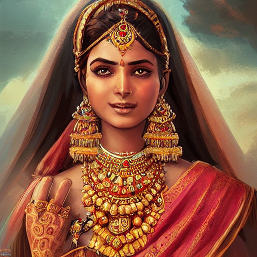 Indian Bride Art
