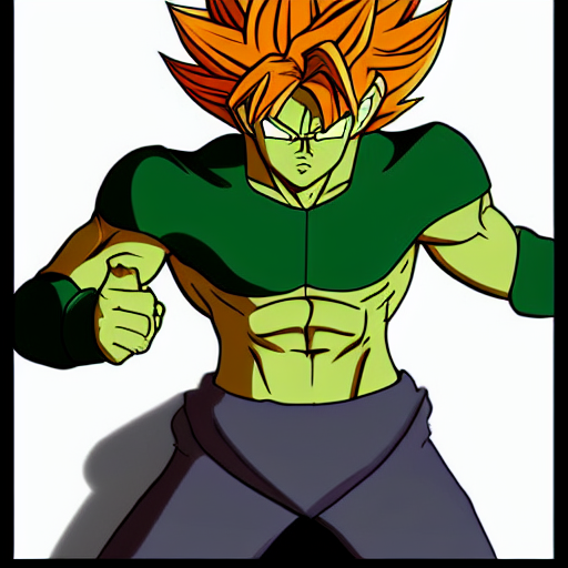 prompthunt: a buff shaggy rogers going super saiyan, concept art by ...