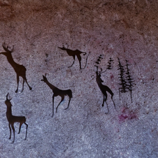 Prehistoric Cave Paintings Deer