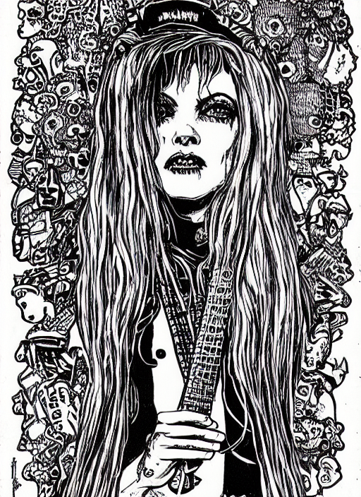 Punk Rocker Drawing