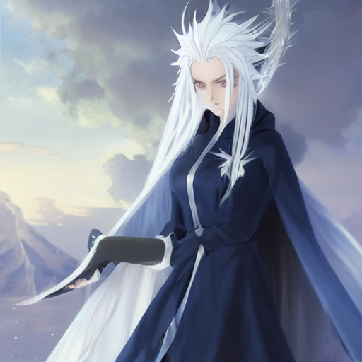 Anime Girl In Hooded Cloak