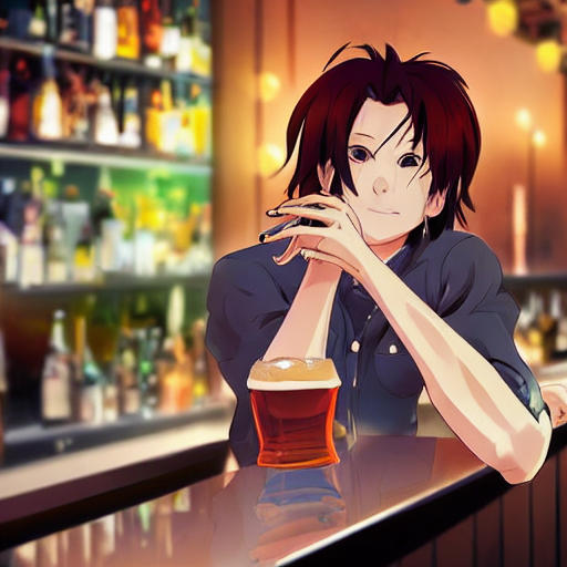 Anime Drunk Bar